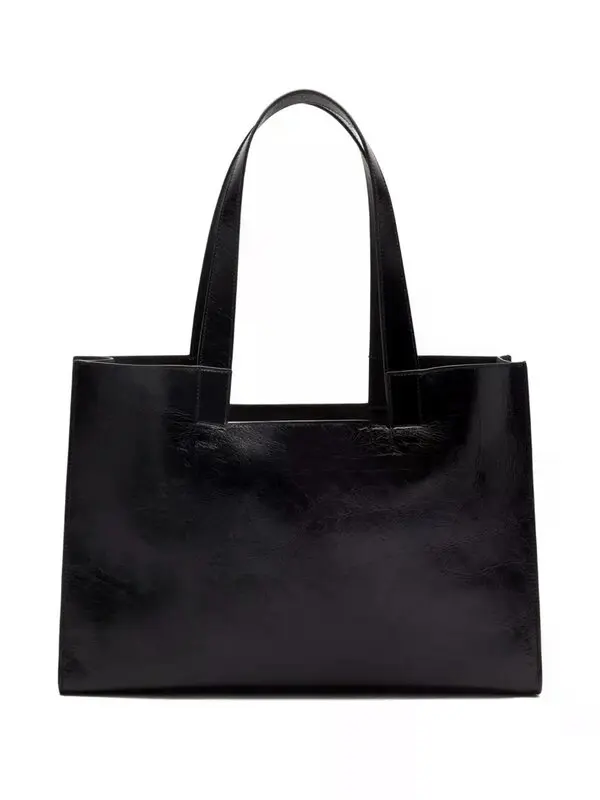 Bally Leather Tote Bag - Black