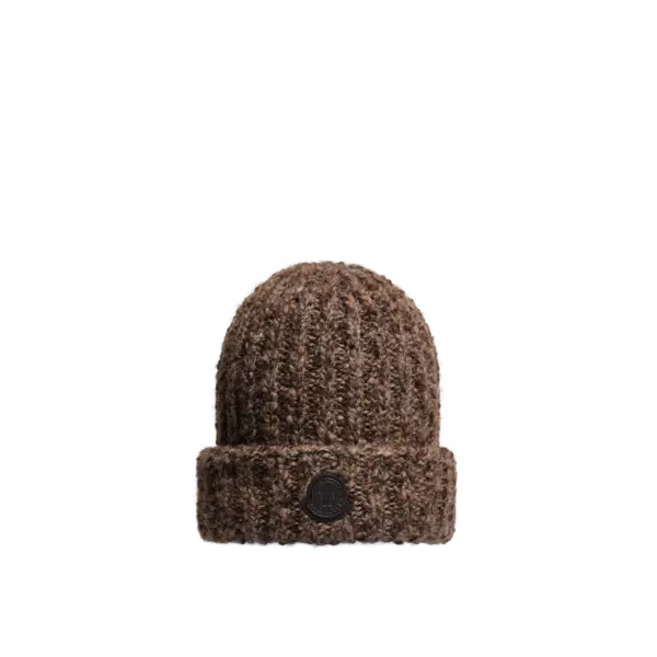Moncler Wool And Alpaca Beanie - Brown