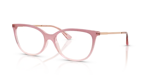 VOGUE EYEWEAR Full Rim Eyeglasses - Rosa Degradado,rosa Transparente
