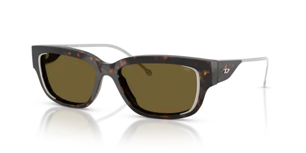 DIESEL® Dl2002mu Sunglasses - Shiny Dark Havana