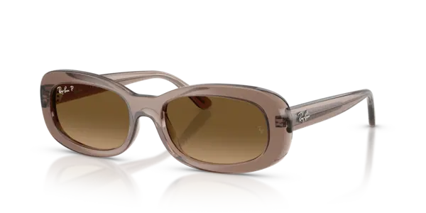 Ray-ban Full Rim Sunglasses - Transparent Beige