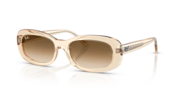 Ray-ban Full Rim Sunglasses - Transparent Nude