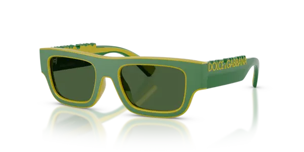 Dolce & Gabbana Rectangle Frame Sunglasses - Vert