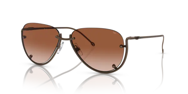 DIESEL Dl1003 Sunglasses - Shiny Antique Copper