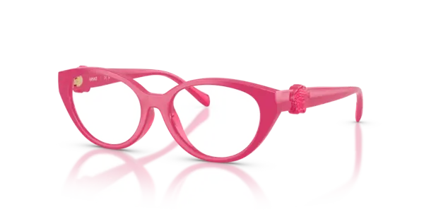 Versace Cat Eye Eyeglasses - Fucsia