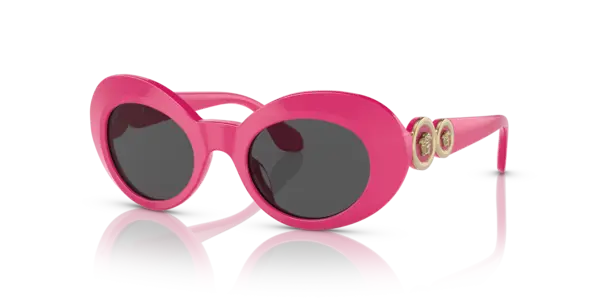 Versace Round Frame Sunglasses - Fucsia