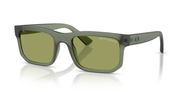 Armani Exchange Full Rim Sunglasses - Frosted Agave