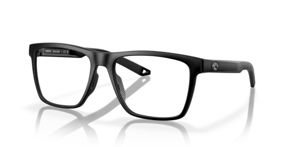 COSTA Rectangle Frame Eyeglasses - Noir Mat