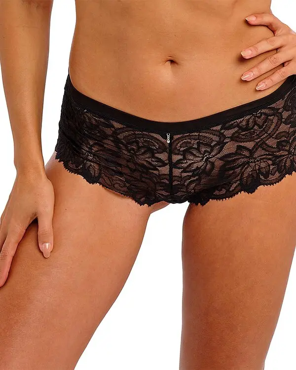 Wacoal Abellia Lace Boyshort - Black