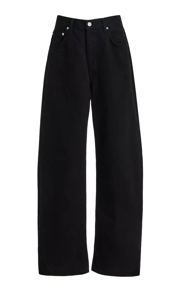 Citizens Of Humanity Ayla Rigid Natural-rise Baggy Jeans - Black