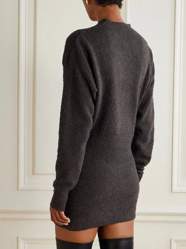 MAYGEL CORONEL Mistral Draped Bouclé Sweater