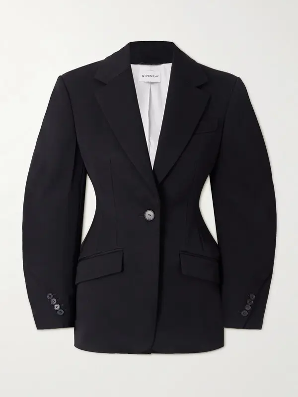Givenchy Grain De Poudre Wool Blazer