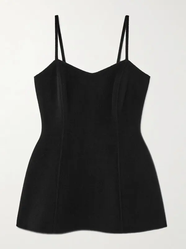 RÓHE Paneled Wool Bustier Top