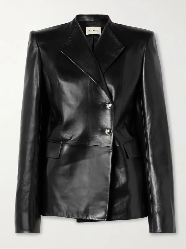 Khaite Elona Leather Jacket