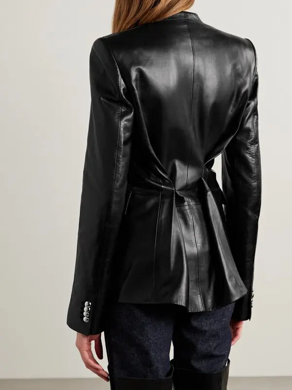 Khaite Elona Leather Jacket