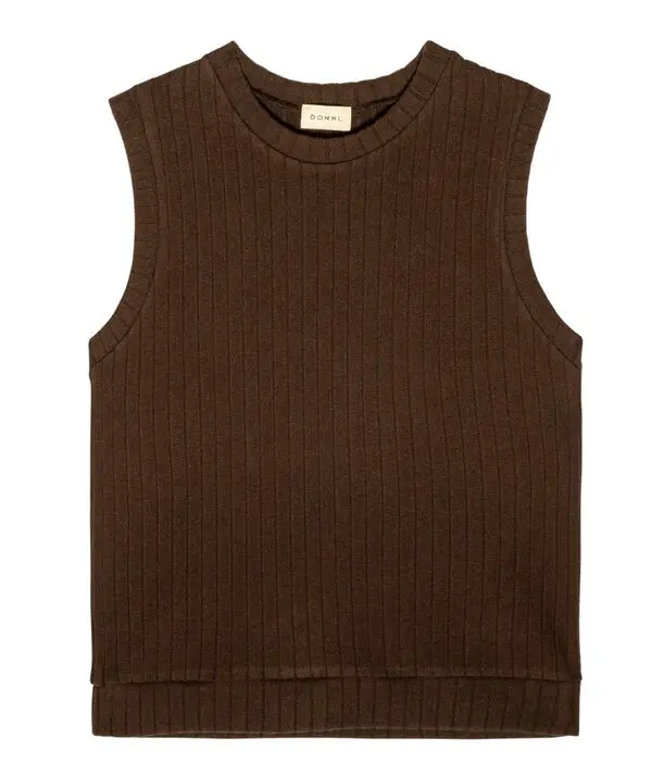 Donni. The Sweater Rib Shell