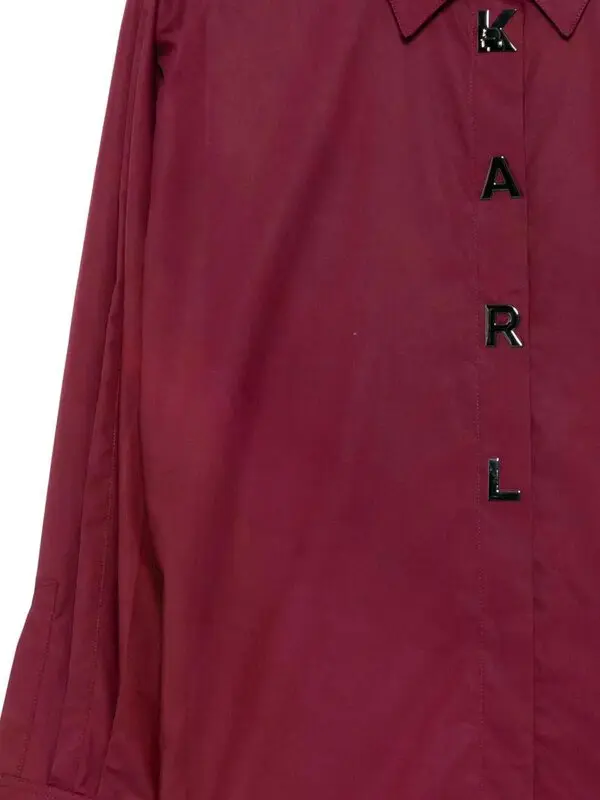 Karl Lagerfeld Poplin Press-stud Shirt