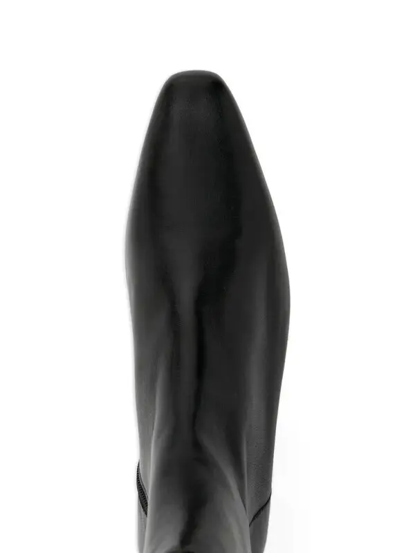 Staud 20mm Wally Flat Ankle Boots - Black