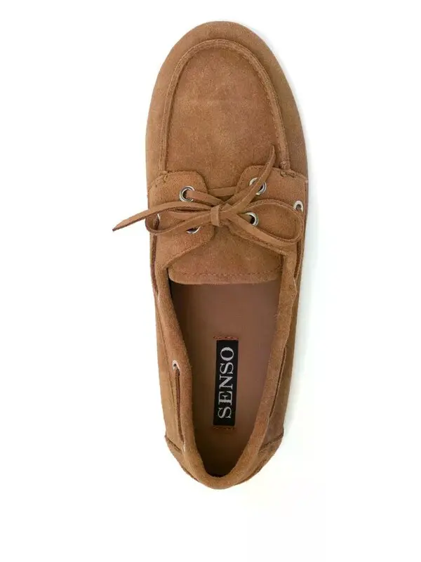 Senso Suede Boat Shoes - Brown