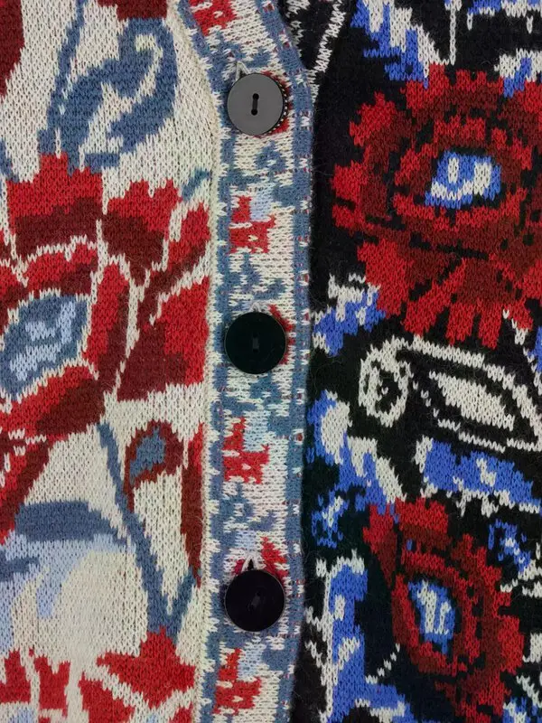 Farm Rio Mixed Valentina Floral Button Cardigan