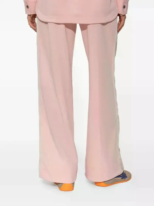 Palm Angels Logo-embroidered Side-stripe Track Pants - Pink