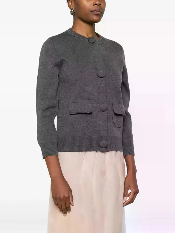 N°21 Button-up Cardigan - Grey