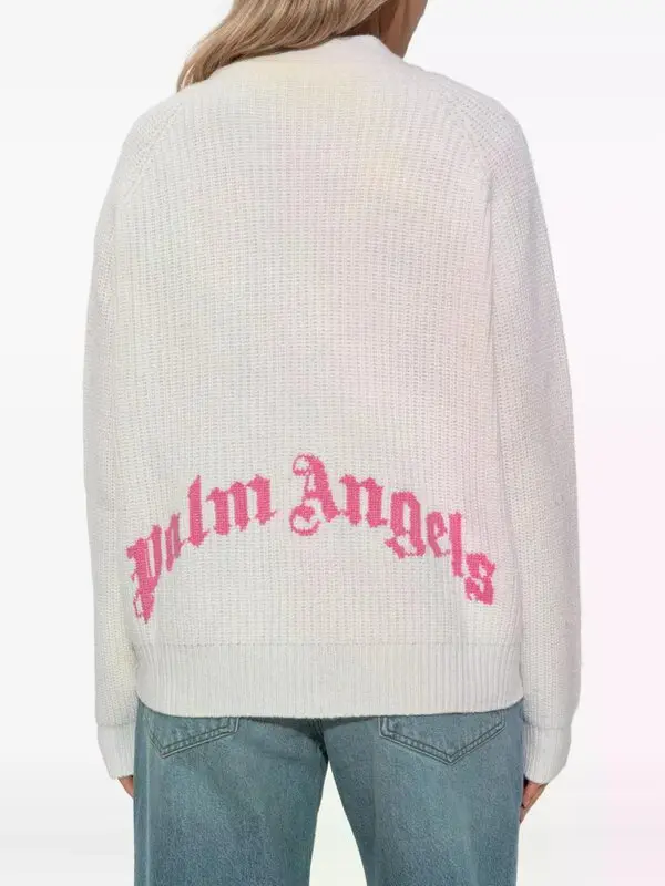 Palm Angels V-neck Buttoned Cardigan