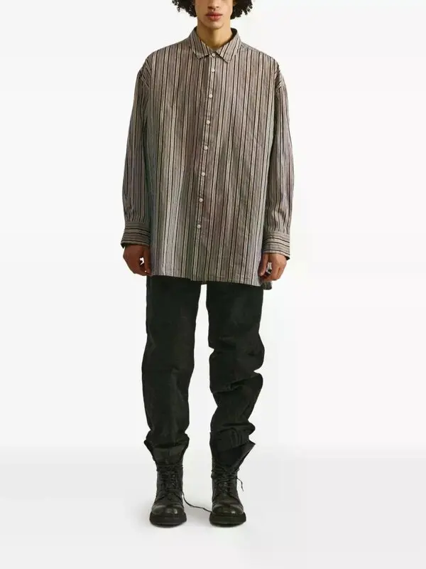 CASEY CASEY Hamnet Striped Buttoned Shirt