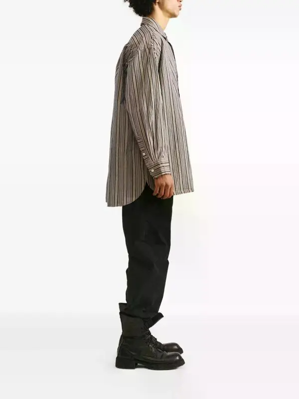 CASEY CASEY Hamnet Striped Buttoned Shirt