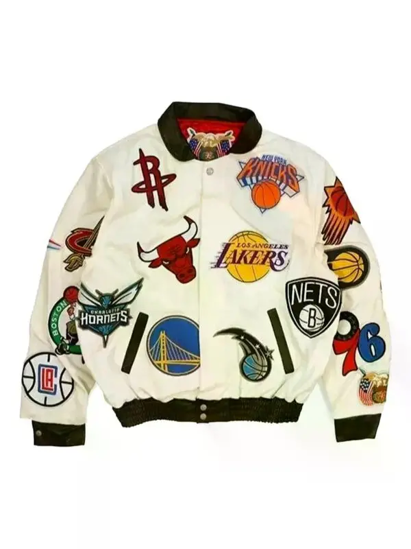 JEFF HAMILTON Nba Collage Jacket - Neutrals