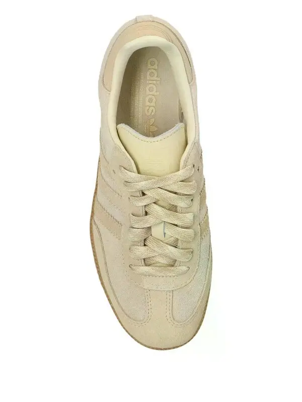 Adidas Three-stripe Lace-up Sneakers - Neutrals