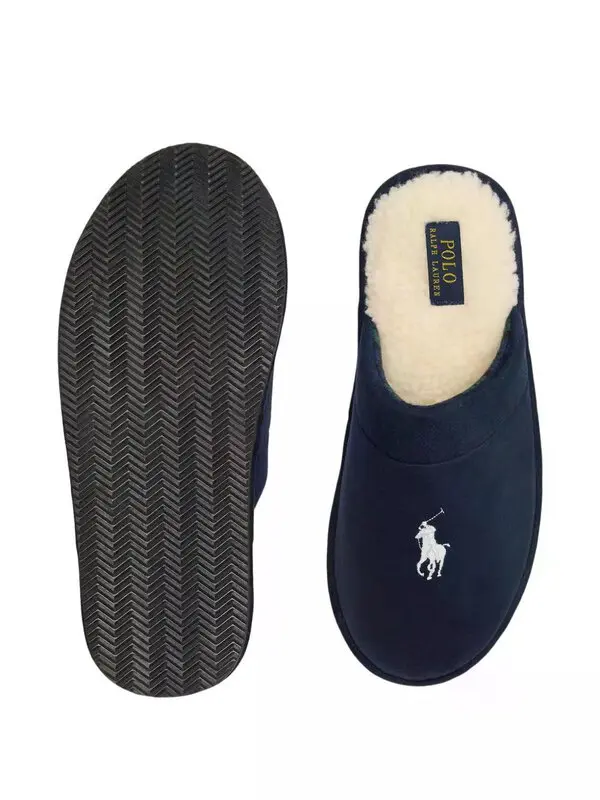 Polo Ralph Lauren Klarence Embroidered Slippers
