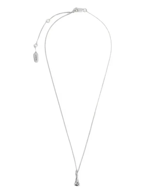 LEMAIRE Clove Pendant Necklace In Plated Brass - Silver
