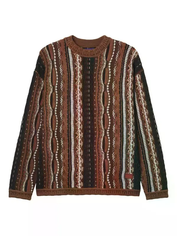 AFTERMATHS Striped Knit Sweater
