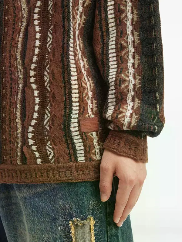 AFTERMATHS Striped Knit Sweater