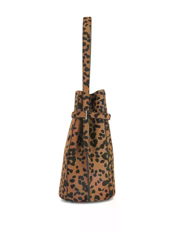 TOTEME Leopard Print Shoulder Bag - Brown