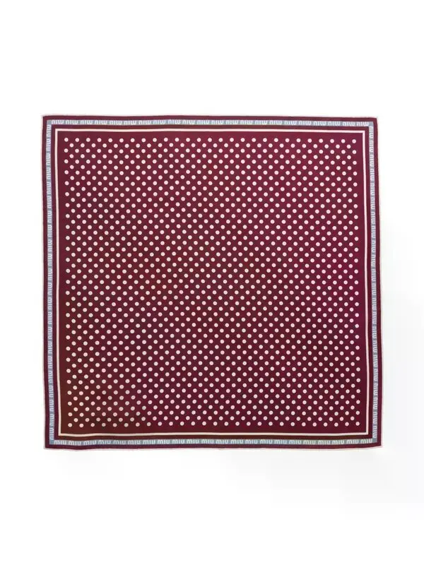 Miu Miu Silk Polka Dot-print Scarf