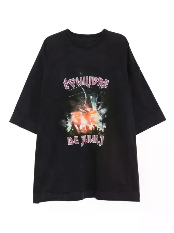 JUUN.J Graphic-print T-shirt - Blue