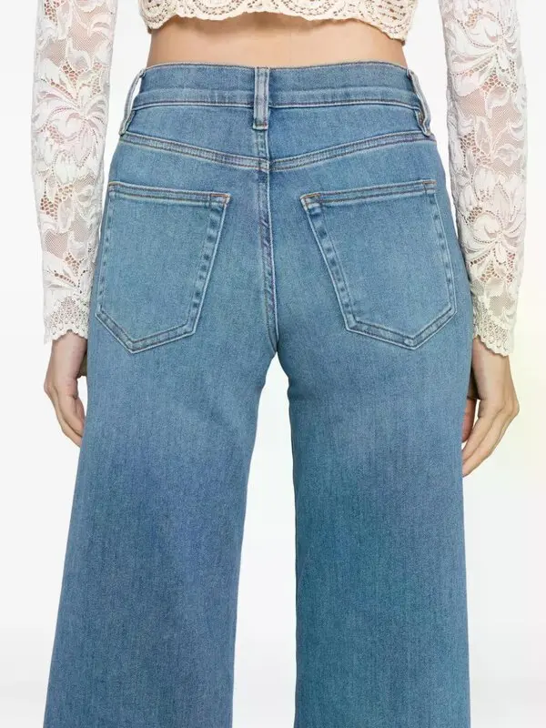 FRAME Wide Leg Jeans
