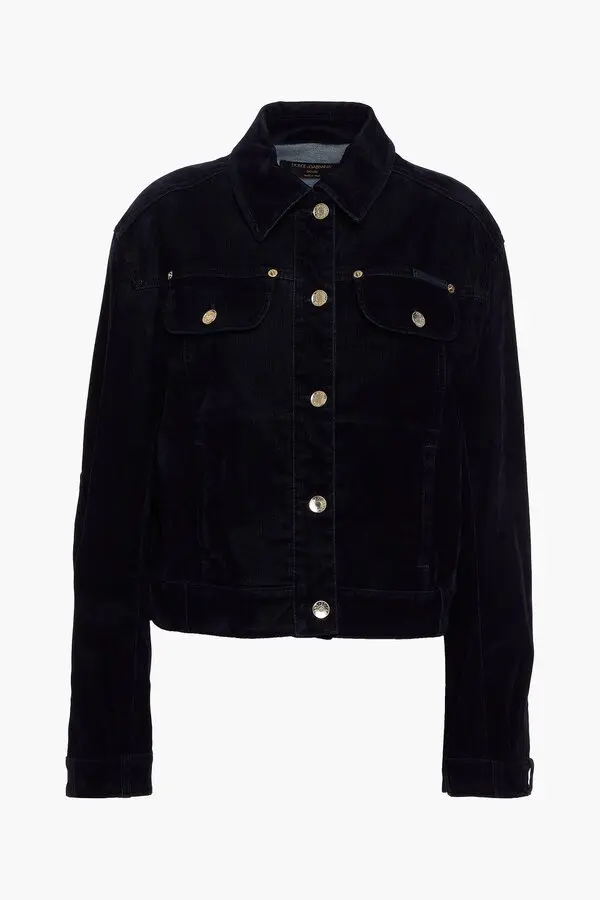 Dolce & Gabbana Cotton-blend Velvet Jacket