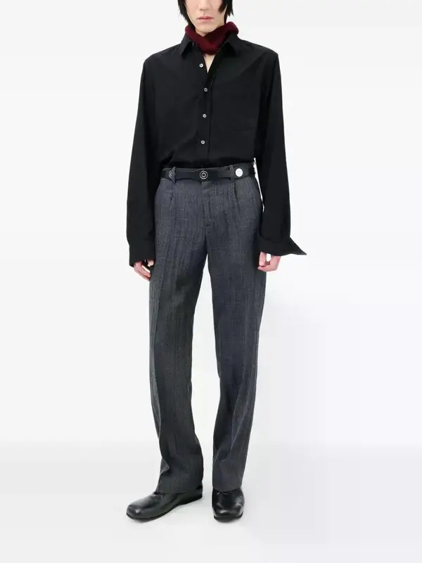Our Legacy Textured Straight-leg Trousers