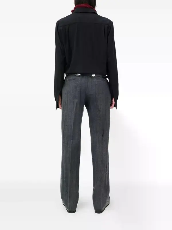 Our Legacy Textured Straight-leg Trousers