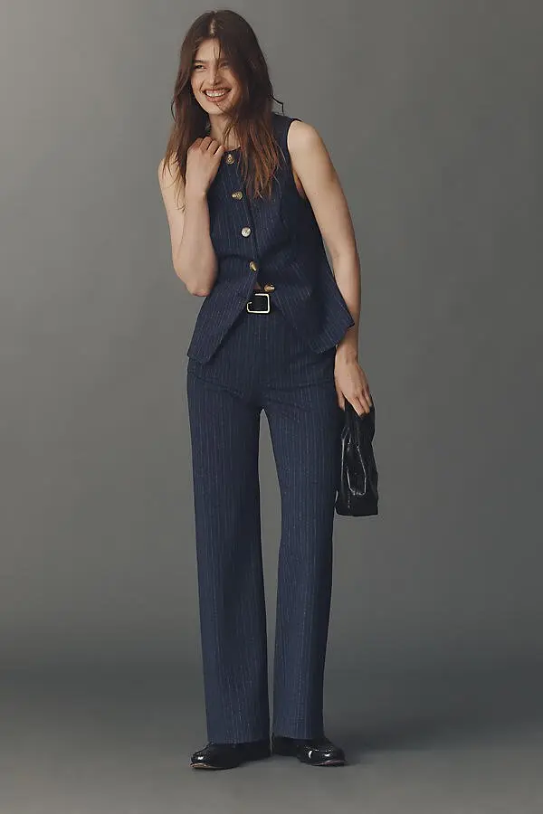 Maeve The Colette Full-length Pinstripe Pants