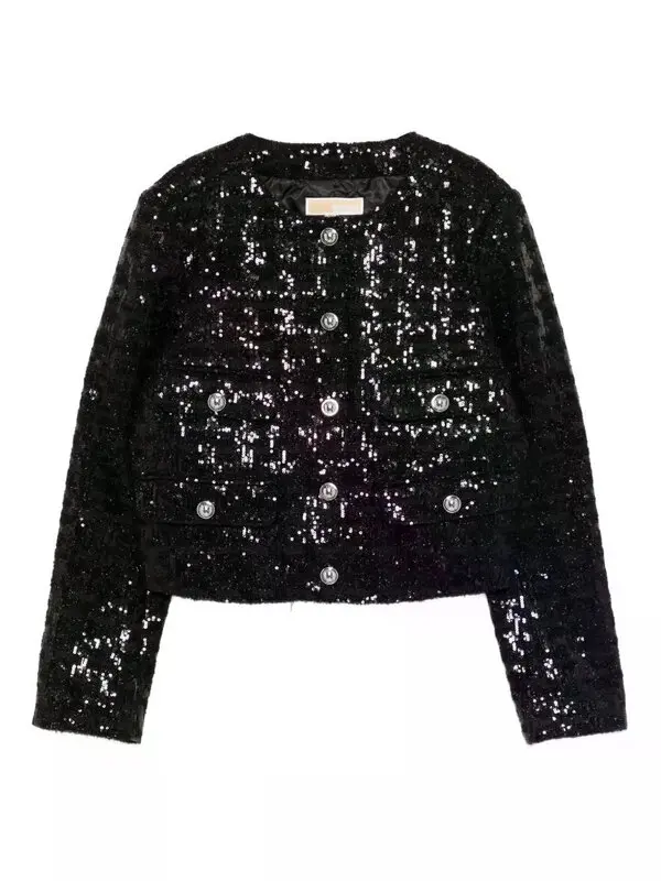 Michael Kors Sequin-embellished Tweed Jacket