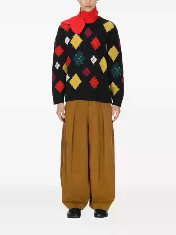 You Must Create Wide Leg Trousers - Brown
