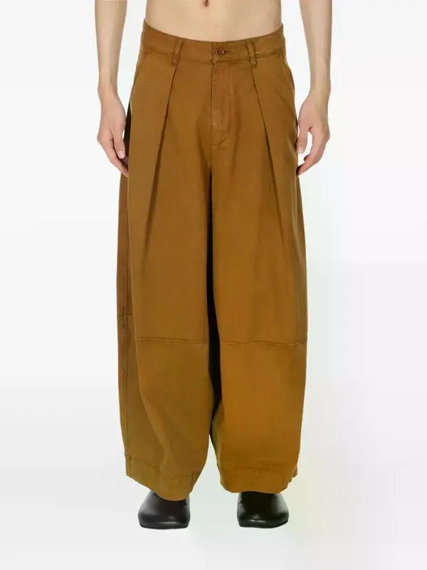 You Must Create Wide Leg Trousers - Brown