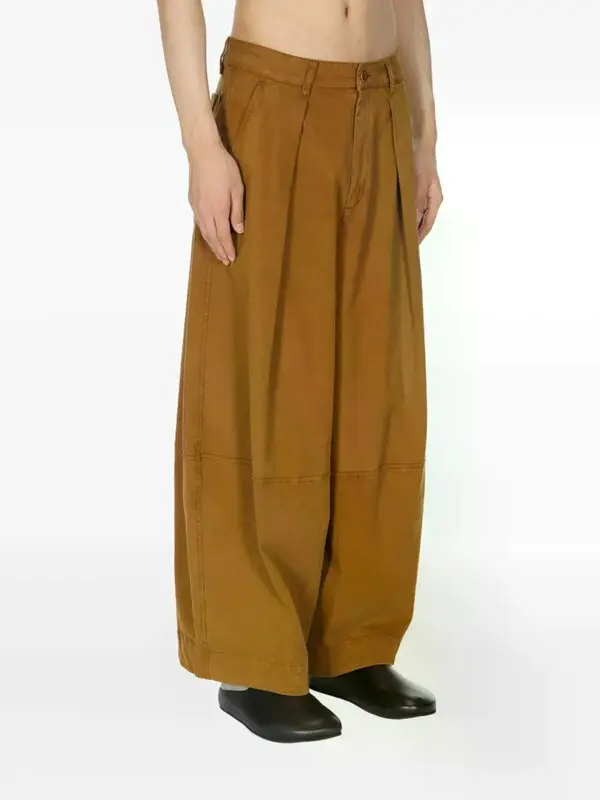 You Must Create Wide Leg Trousers - Brown