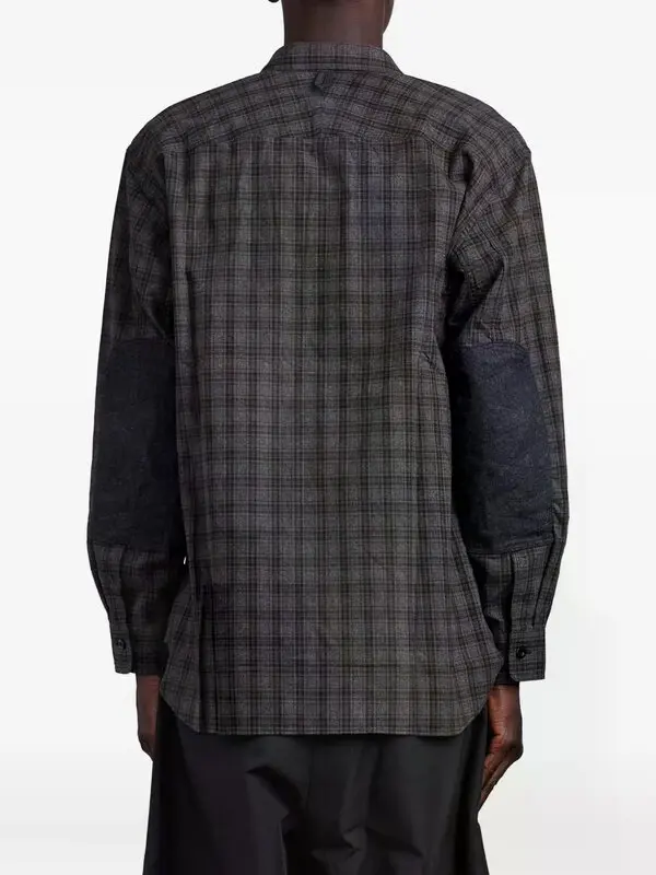 Junya Watanabe Checked Elbow-patch Shirt