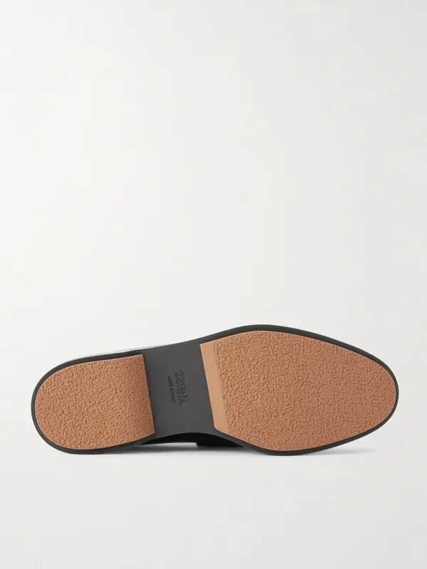 Zegna Udine Leather Loafers