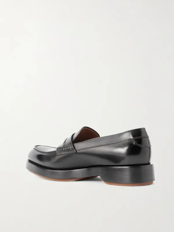Zegna Udine Leather Loafers